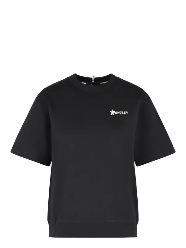 Moncler Cotton T-shirt - Black