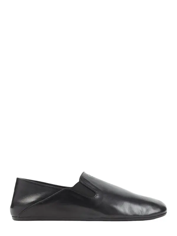 Prada Leather Slip-on Loafer - Black