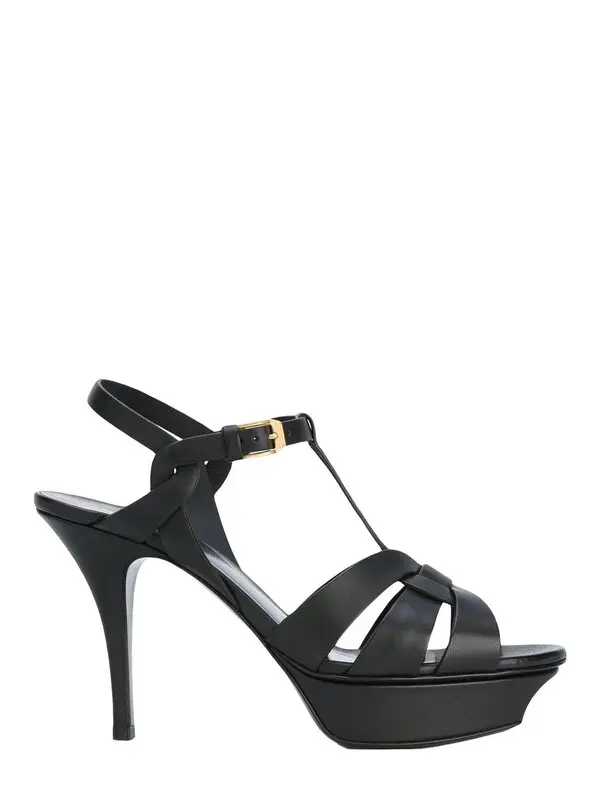 Saint Laurent Tribute Leather Sandals - Multicolor