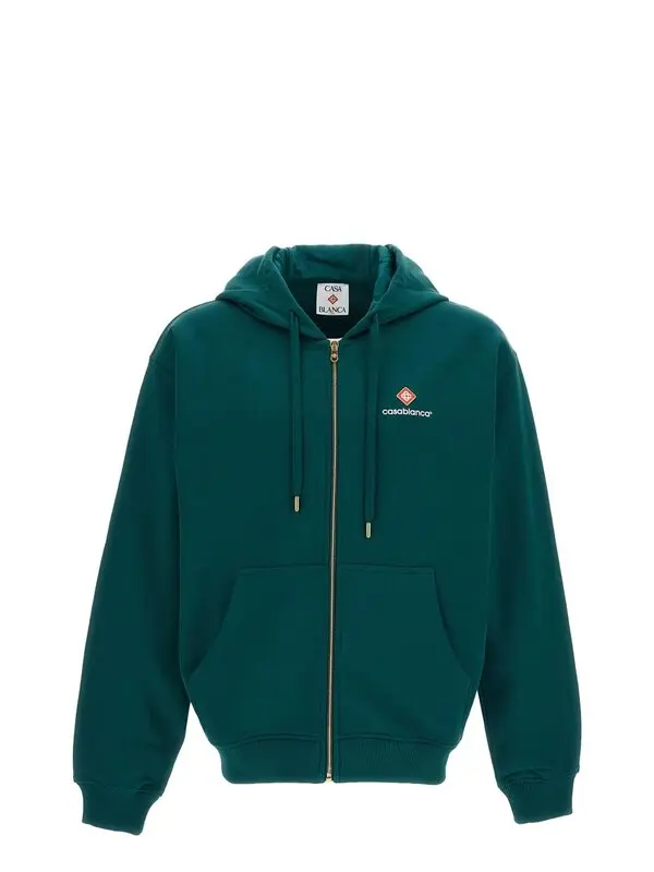 Casablanca Zip Hoodie - Multicolor