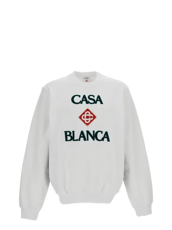 Casablanca Boucle Embroidered Classic Sweatshirt - Multicolor