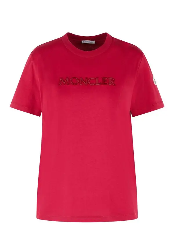 Moncler Cotton T-shirt - Red