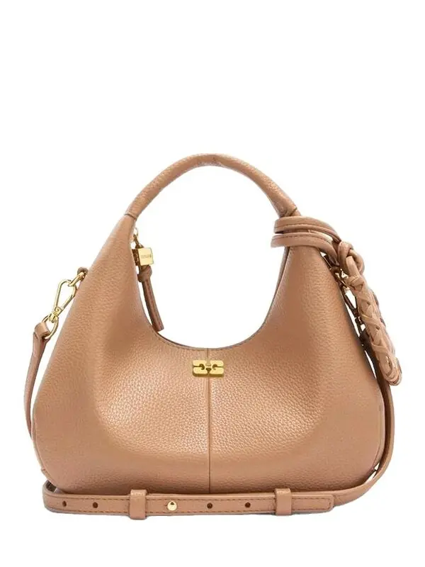 GANNI Tote Bag - Brown
