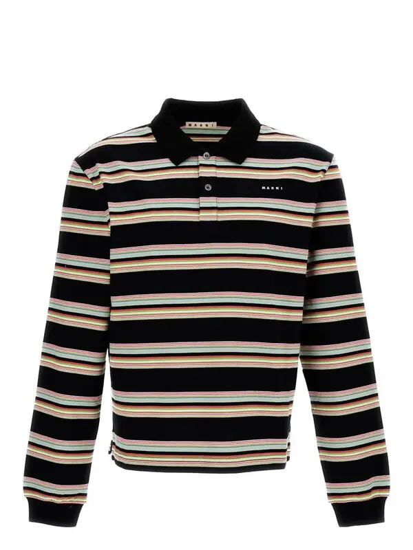 Marni Long-sleeved Polo - Multicolor