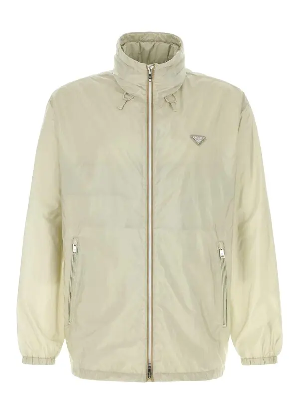 Prada Sand Re-nylon Windbreaker - Brown