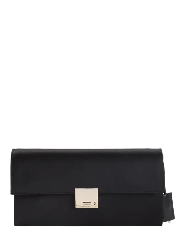TOM FORD Satin Clutch - Black