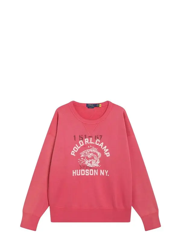 Polo Ralph Lauren Light Sweatshirt With Logo Print - Red
