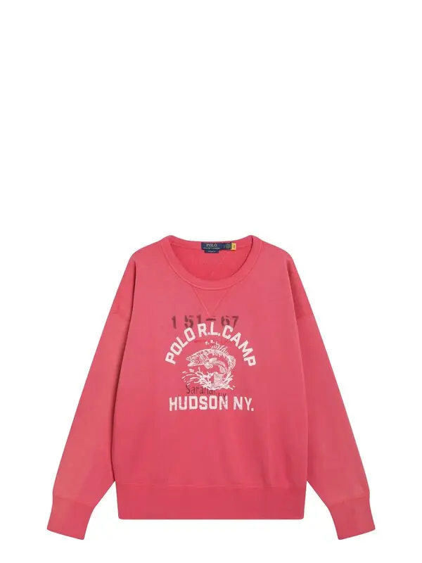 Polo Ralph Lauren Light Sweatshirt With Logo Print - Red