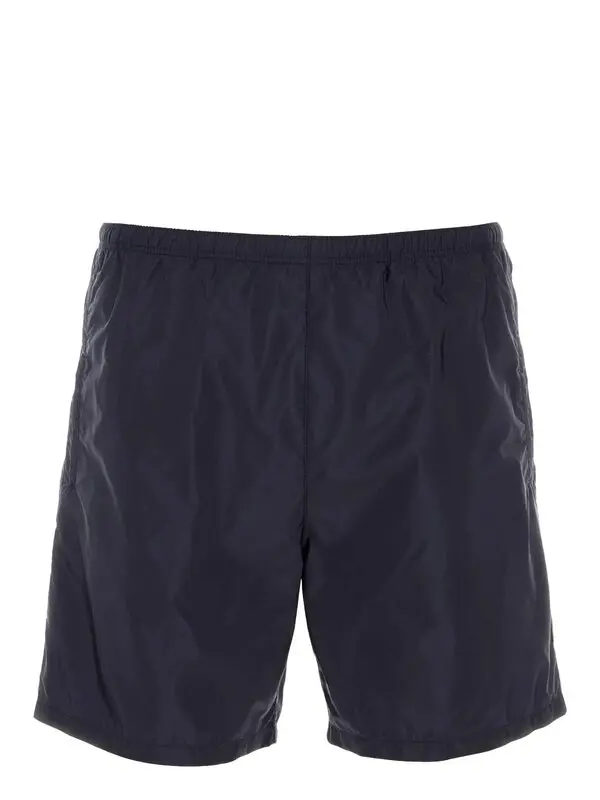 Prada Navy Nylon Swimming Shorts - Blue