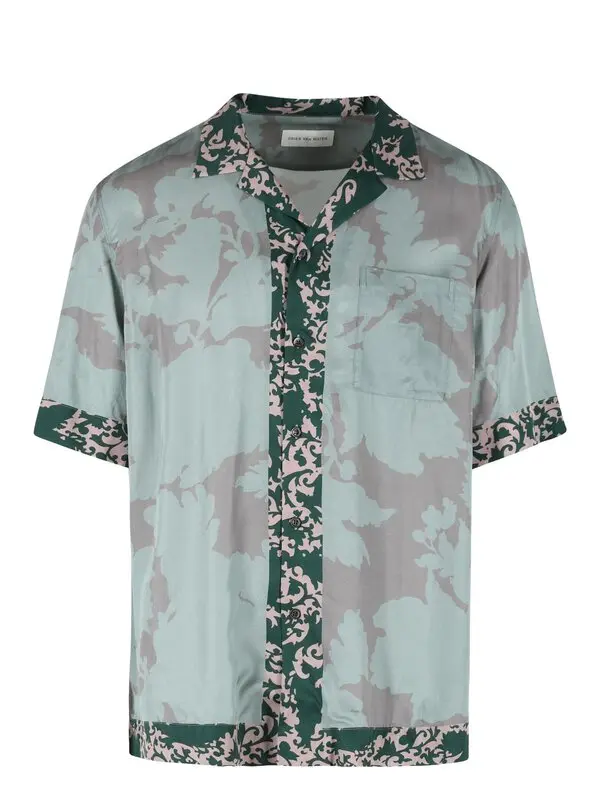 Dries Van Noten Carltone' Viscose Shirt - Green