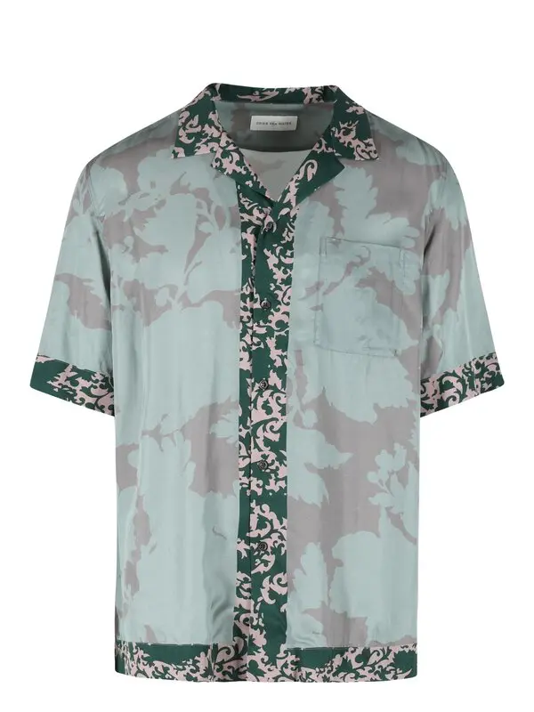 Dries Van Noten Carltone' Viscose Shirt - Green