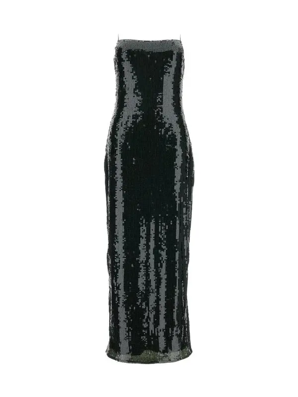 ROTATE BY BIRGER CHRISTENSEN Sequins Maxi Slip Dress - Multicolor