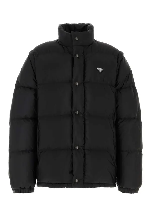 Prada Re-nylon Down Jacket - Black
