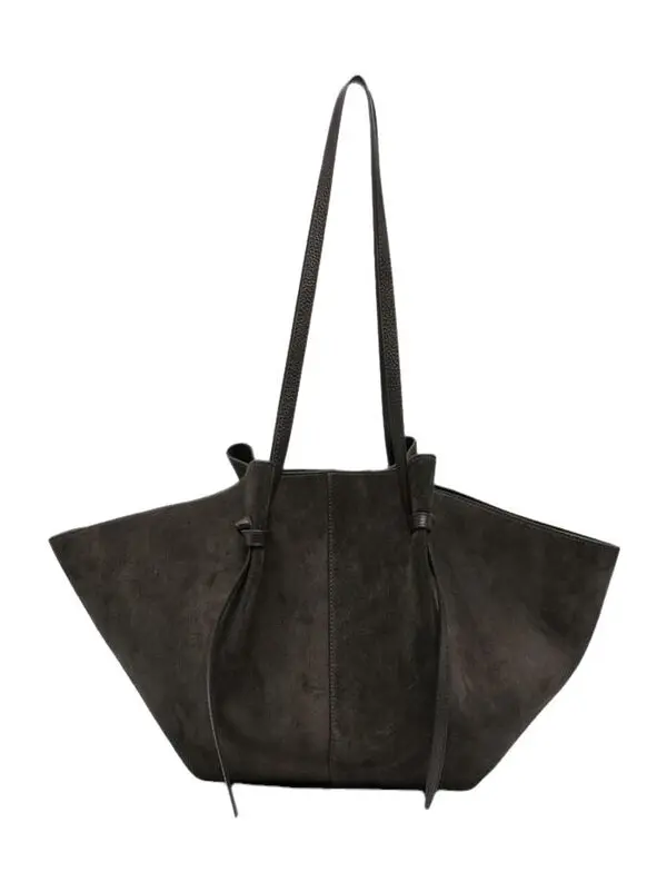 Yuzefi Suede Shoulder Bag - Brown