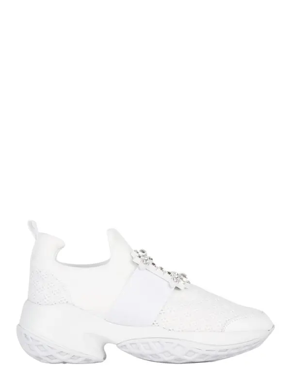 ROGER VIVIER Viv Run Strass Buckle Sneakers - Multicolor