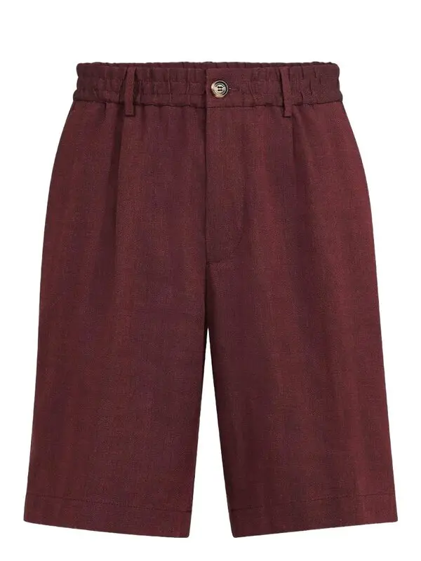 Brunello Cucinelli Linen Bermuda Shorts - Multicolor
