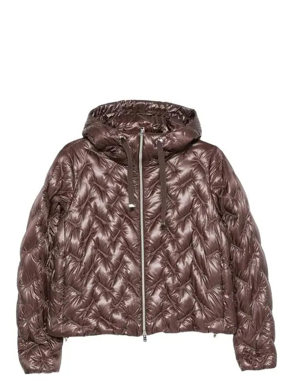 Herno Quilted Puffer Jacket - Brown