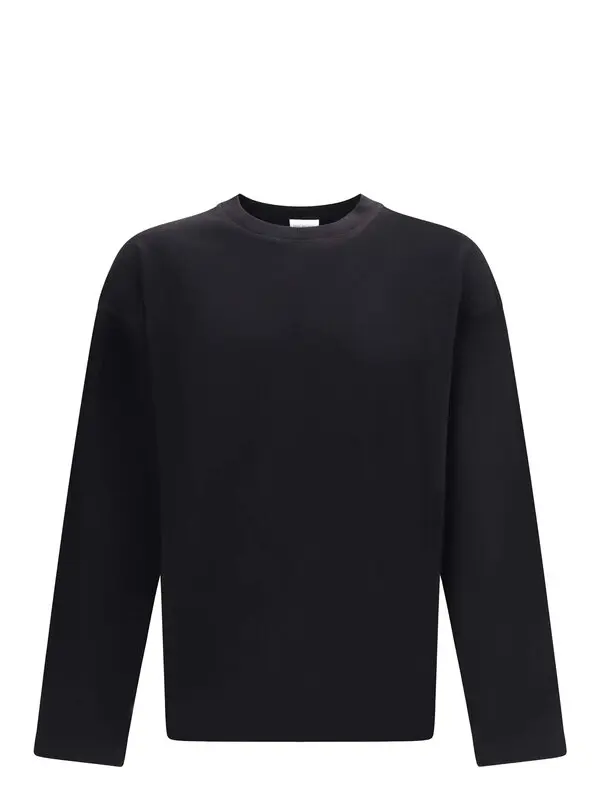 Dries Van Noten Crewneck Long Sleeve T-shirt - Black