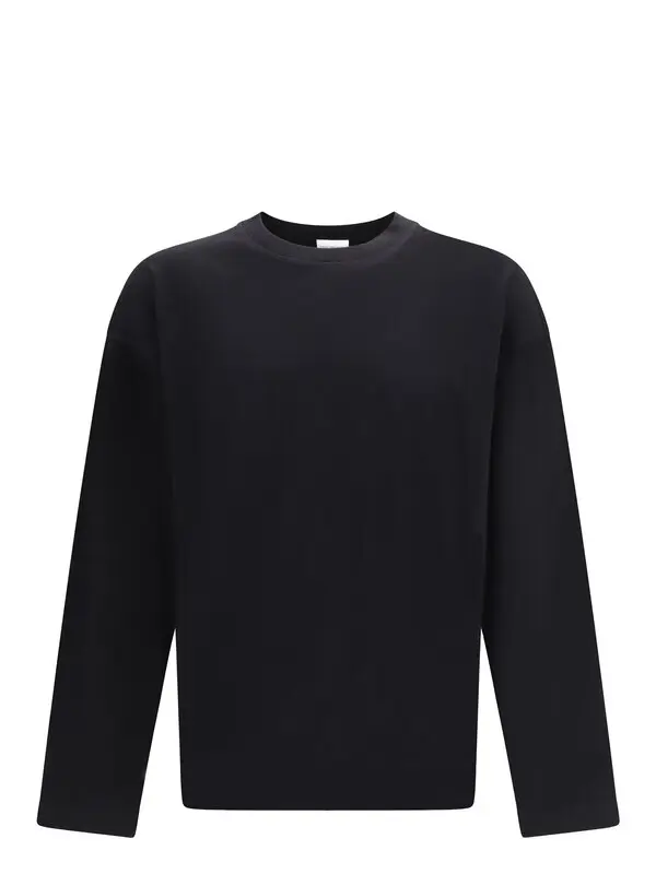 Dries Van Noten Crewneck Long Sleeve T-shirt - Black