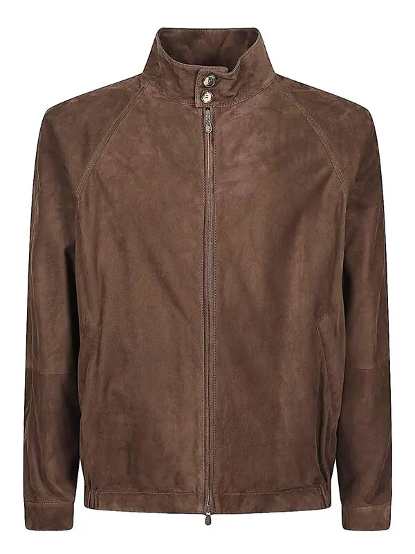 Brunello Cucinelli Leather Jacket - Multicolor
