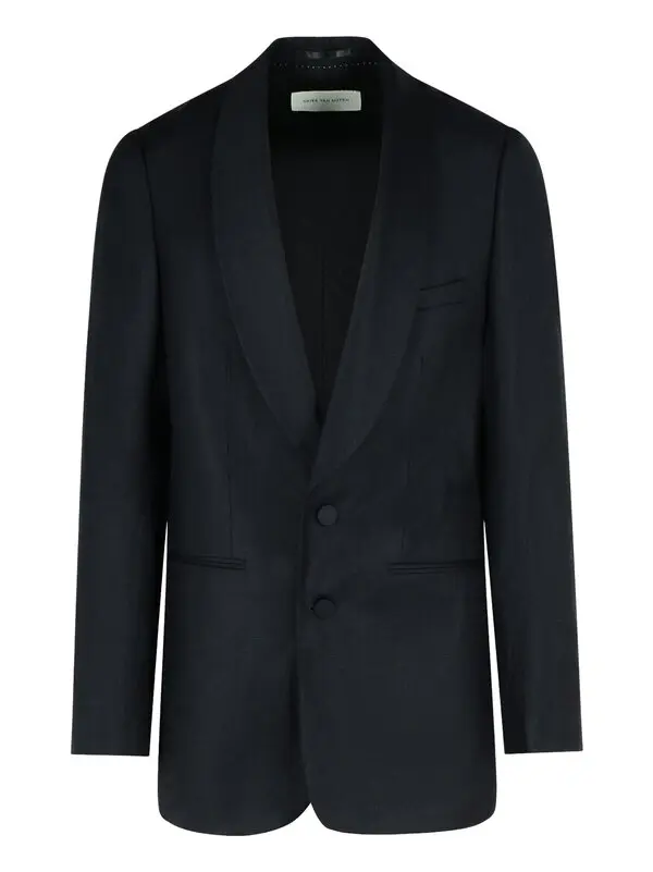 Dries Van Noten Bartux' Wool Blend Blazer - Black