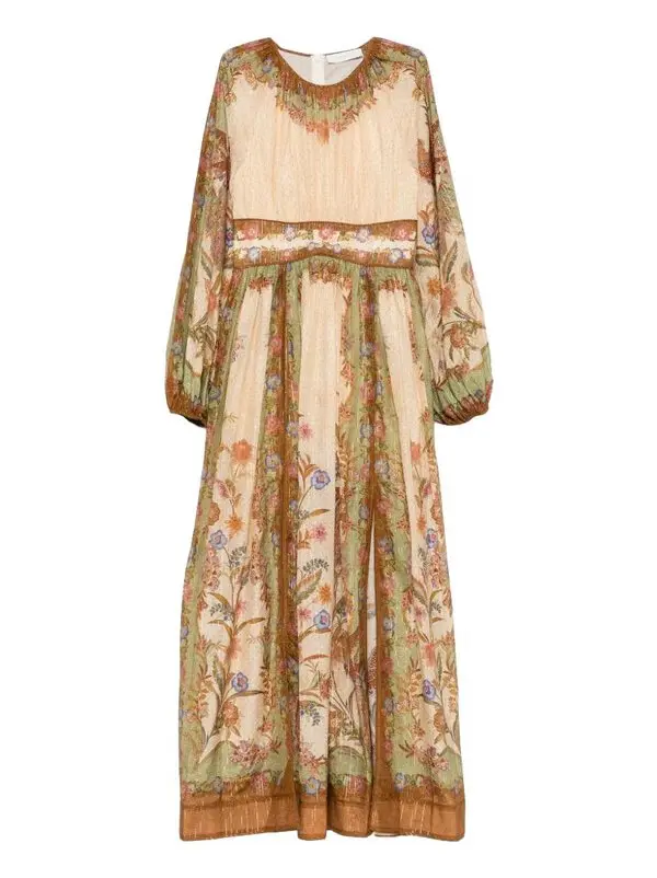 Zimmermann Indra Printed Maxi Dress - Multicolor