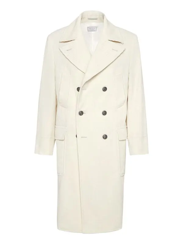 Brunello Cucinelli Cashmere Velvet Coat - Multicolor