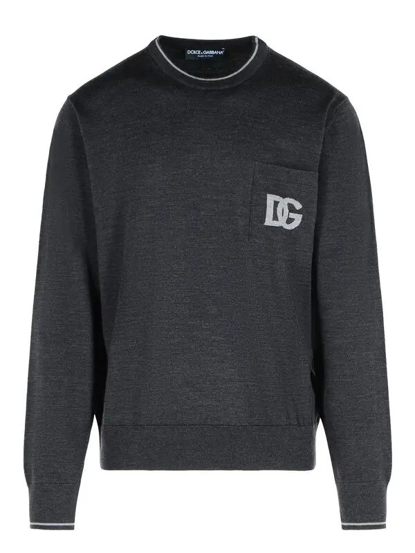 Dolce & Gabbana Virgin Wool Sweater - Gray