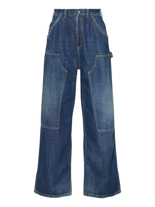 MAISON MARGIELA Wide-leg Denim Jeans - Multicolor