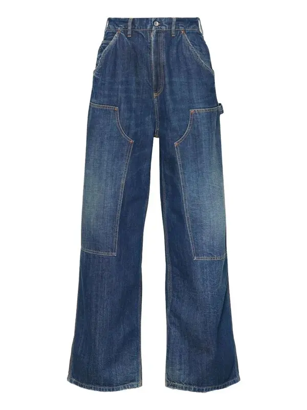 MAISON MARGIELA Wide-leg Denim Jeans - Multicolor