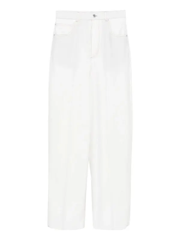Bottega Veneta Denim Trousers - White