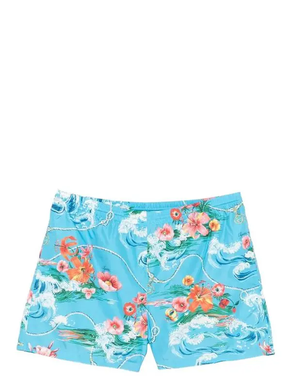 Gucci Beachwear Swim Shorts - Blue