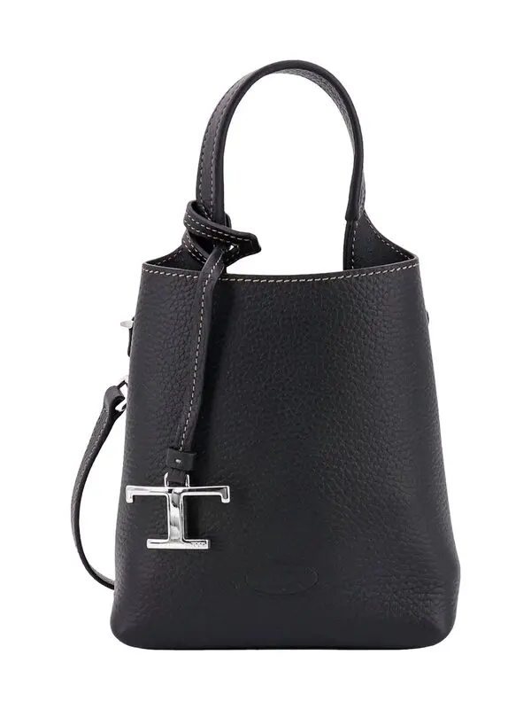 TOD'S Textured Leather Micro Crossbody Bag - Multicolor