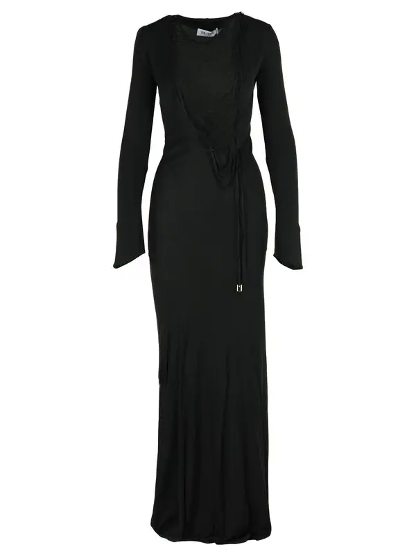 Attico Viscose Dress - Black