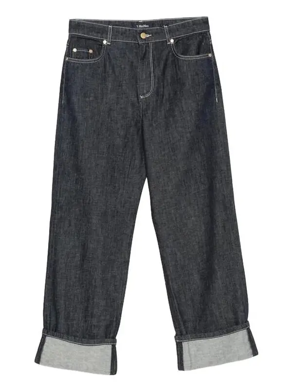 Max Mara Denim Straight-leg Jeans - Blue