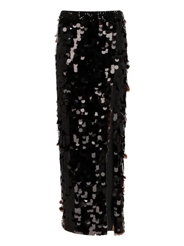 P.a.r.o.s.h Sequined Skirt - Brown