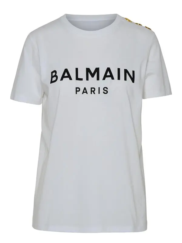 Balmain Cotton T-shirt - White