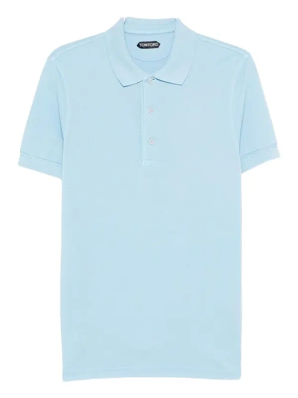 TOM FORD Cotton Blend Polo Shirt - Multicolor