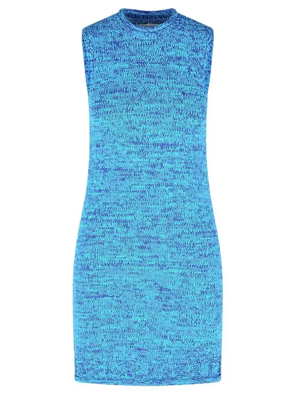 JW Anderson Space Dye' Cotton Blend Dress - Blue
