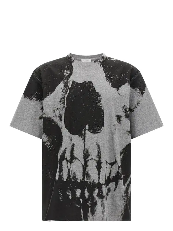Alexander McQueen Skull' T-shirt - Gray