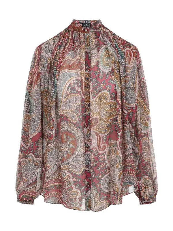 Etro Camicia Con Stampa Paisley - Multicolor