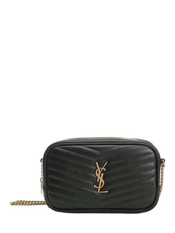 Saint Laurent Mini Lou Camera Bag - Black