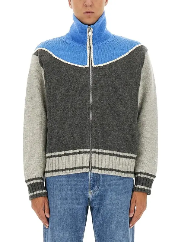 Bottega Veneta Shirt With Zip - Multicolor