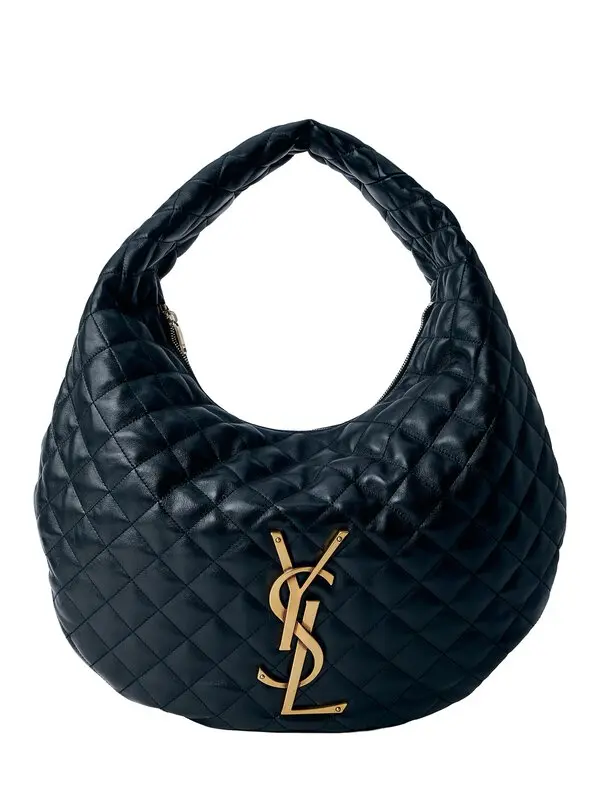 Saint Laurent Icare Hobo Shoulder Bag - Black