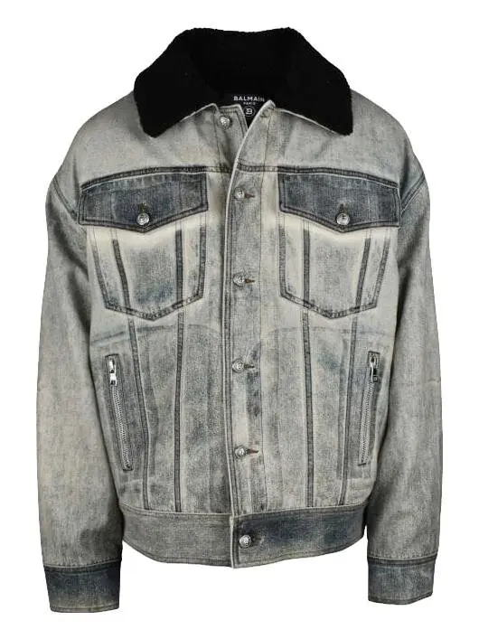 Balmain Denim Jacket - Blue