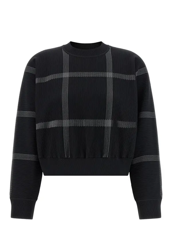 Issey Miyake Crossing Knit Sweater - Black