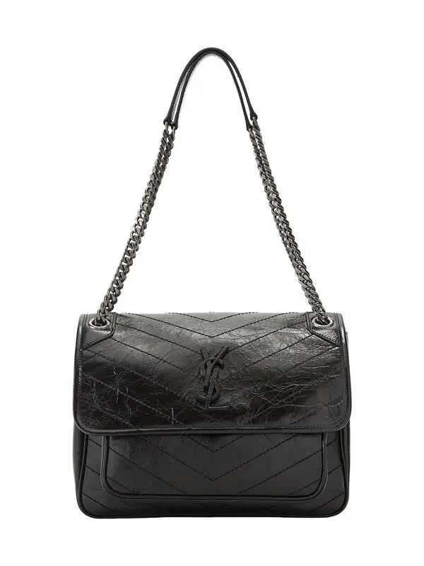 Saint Laurent Niki Shoulder Bag - Black