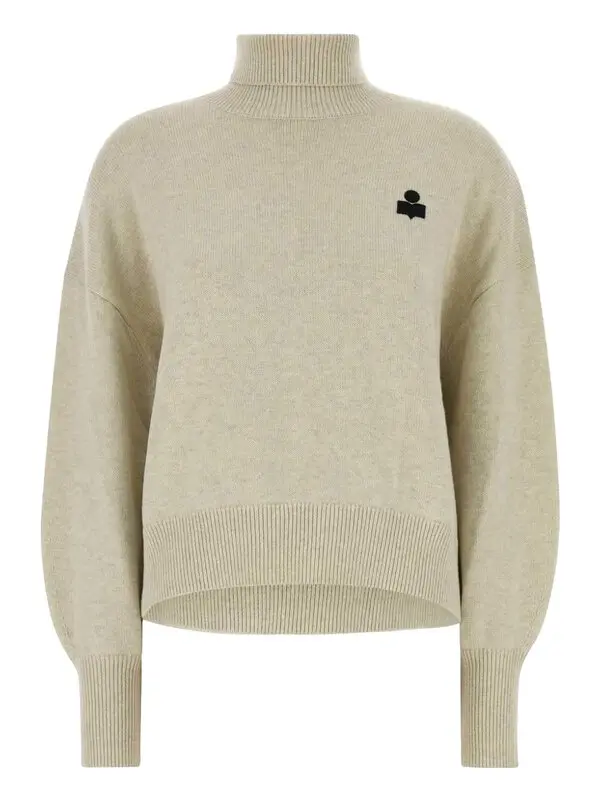 Isabel Marant Étoile Melange Sand Cotton Blend Oversize Nasha Sweater - Brown