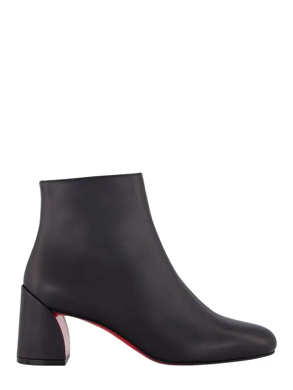 CHRISTIAN LOUBOUTIN Jane Leather Ankle Boot - Black