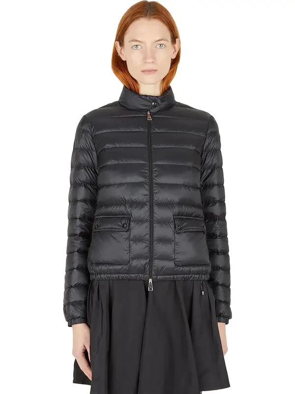 Moncler Lans Short Down Jacket - Black